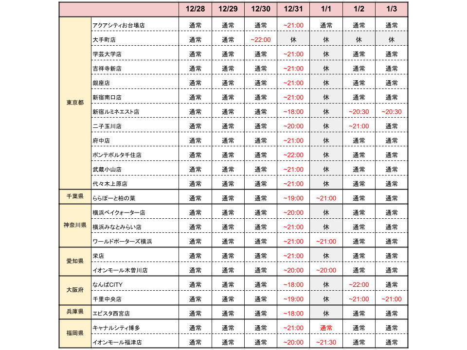 【年末年始】営業時間のおしらせ - 焼肉・韓国料理 KollaBo (コラボ)